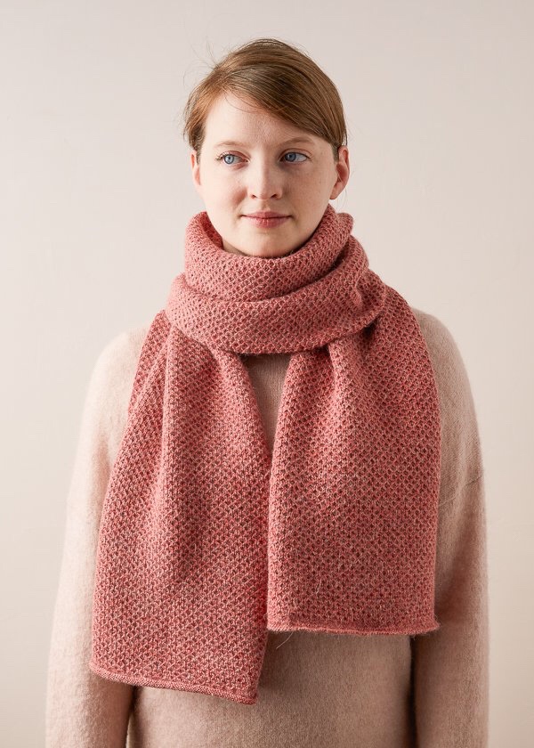 Una sciarpa a nido d’ape | La Maglia di Marica