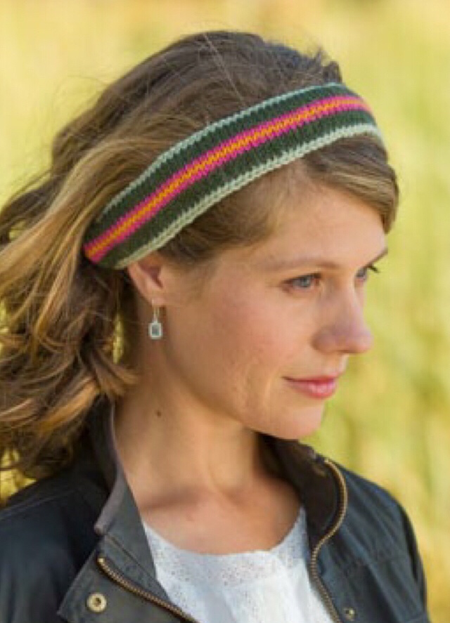 La fascetta per i capelli fiorita e .. rigata.. | La Maglia di Marica